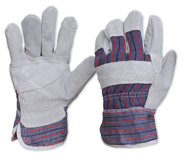 Leather Candy Stripe Gloves — WORK STUFF SAFETY